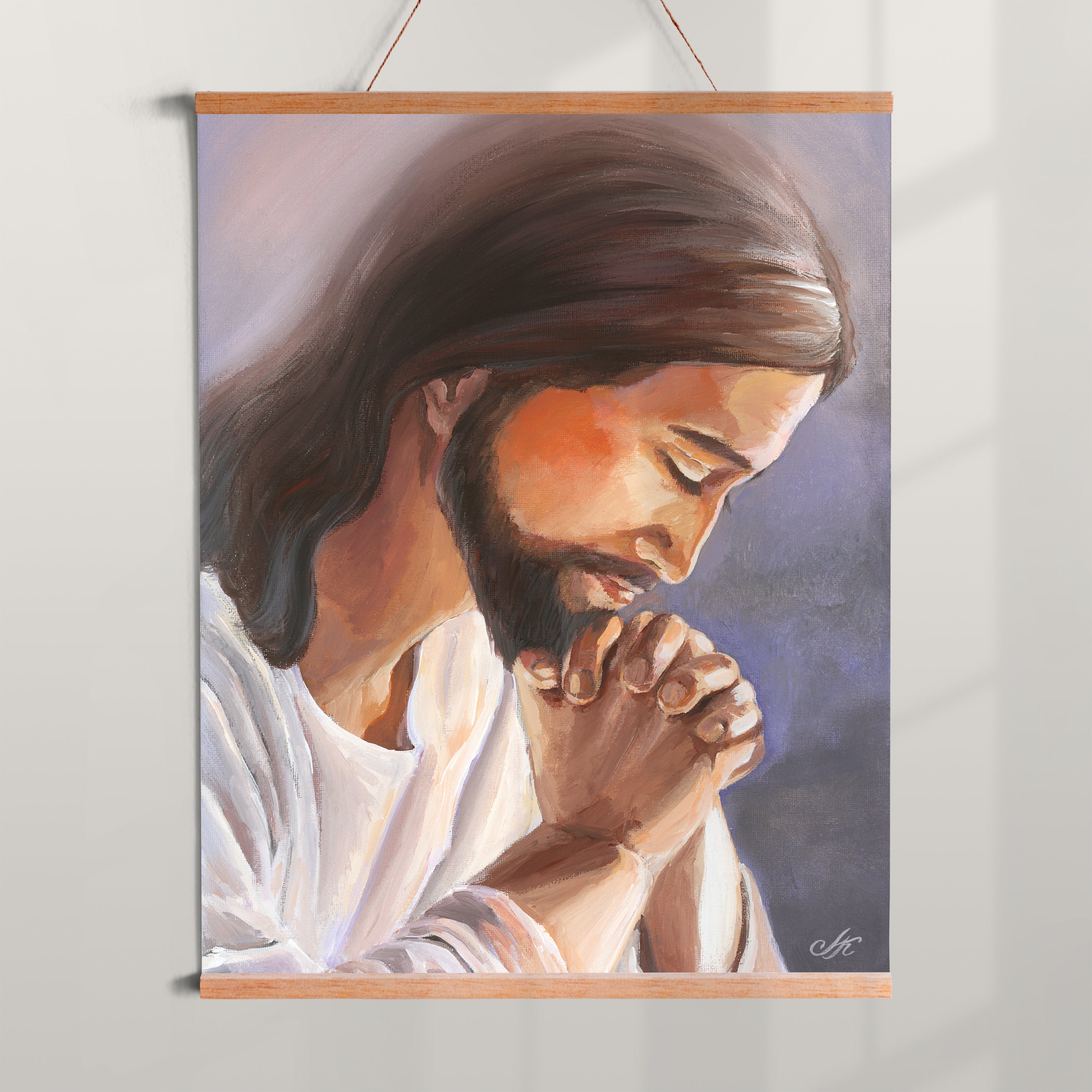 Realistic Jesus Christ Print From Painting Original Jesus Wall Decor ...