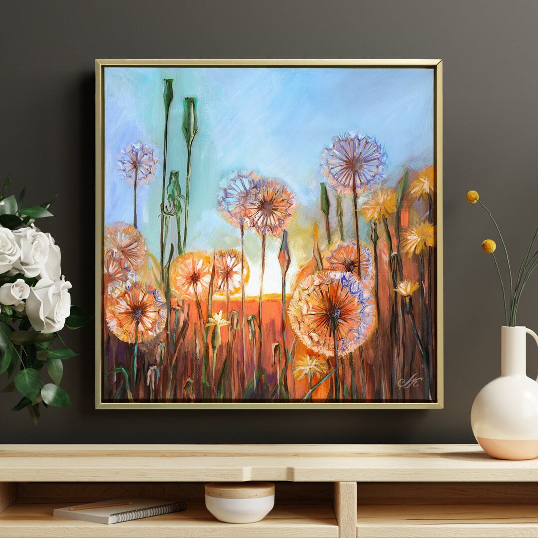 Hand Painted Original Landscape in Acrylic on Canvas, Landscape ...