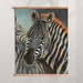 Zebra Print From Painting Zebra Wall Art Decor Colorful Zebra Lover ...