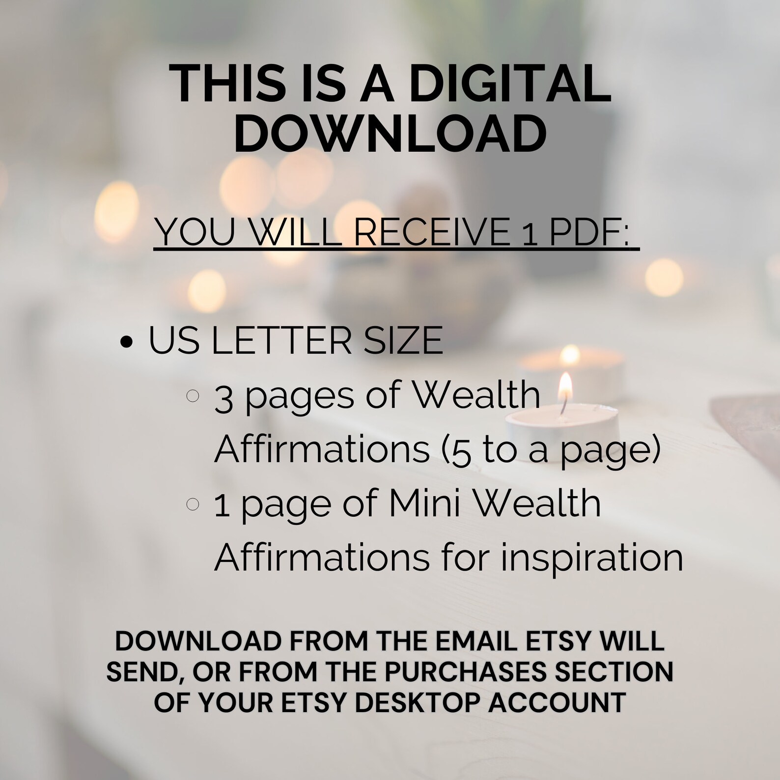 15 Printable Wealth Affirmation Cards With 20 Free Mini Wealth ...