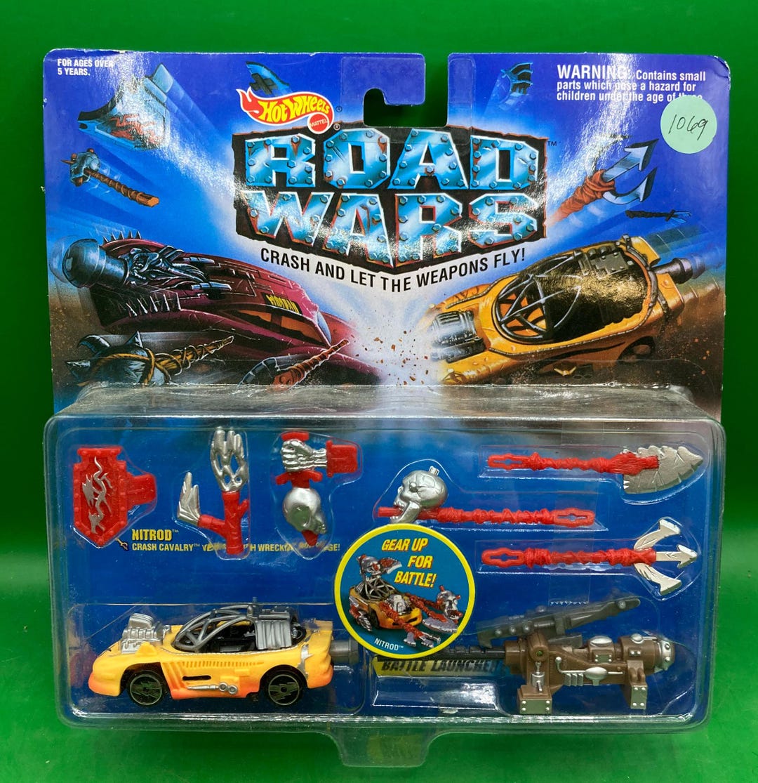 Hot Wheels "road Wars" Gear up for Battle "nitrod" - Etsy