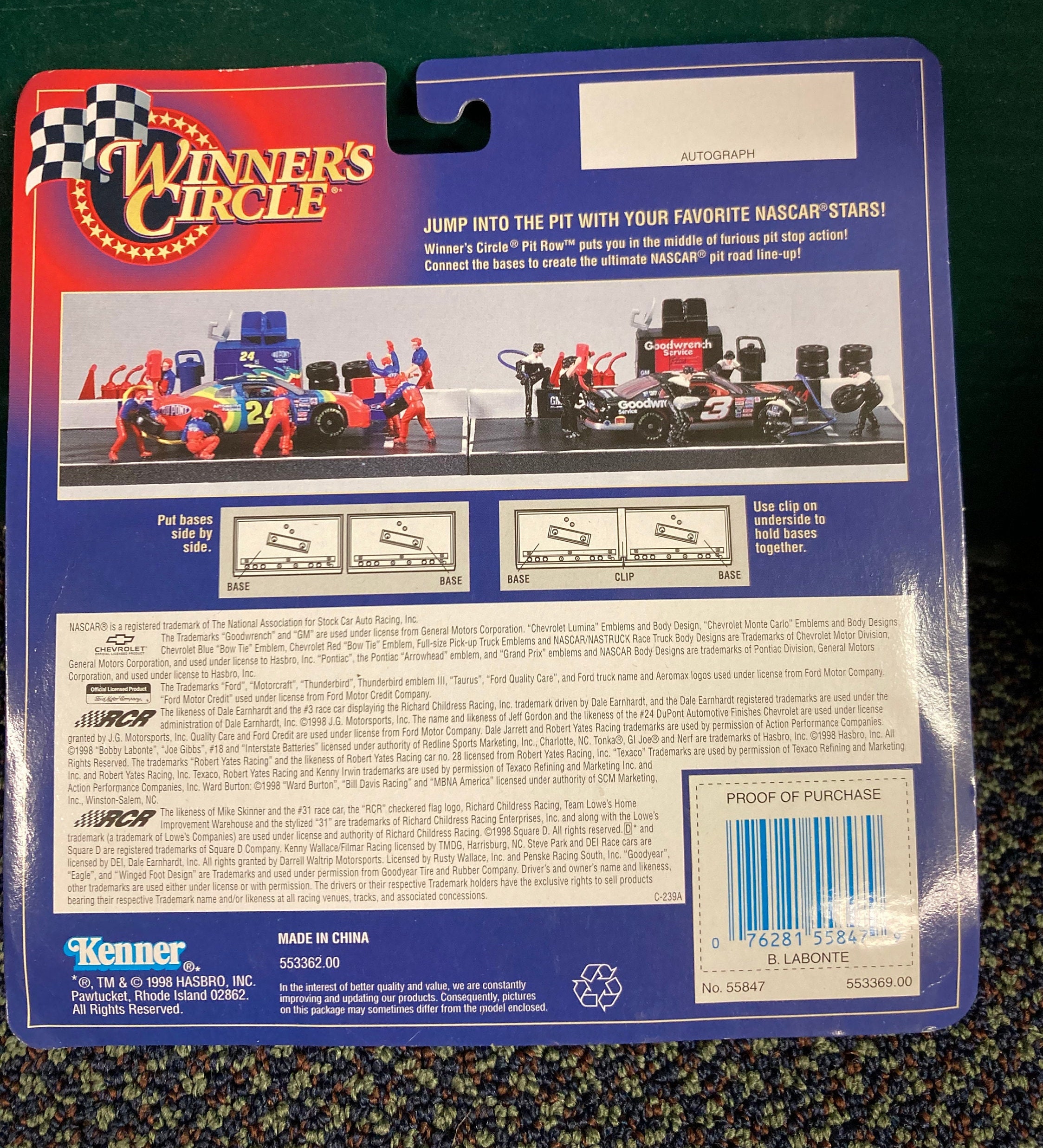 Winners Circle NASCAR Pit Row Series 28 Kenny Irwin - Etsy