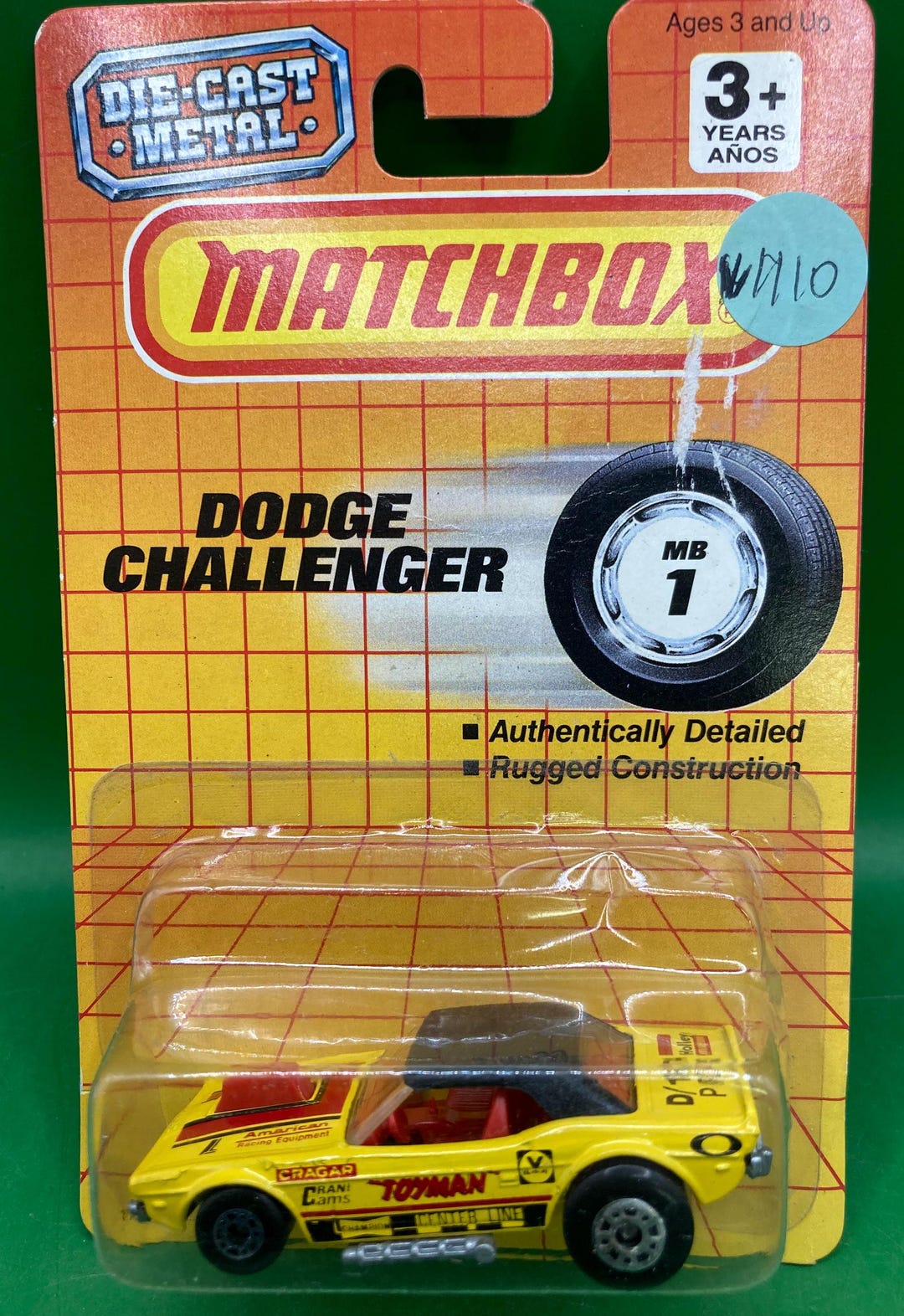 Matchbox Diecast Metal Dodge Challenger "toy Man" - Etsy