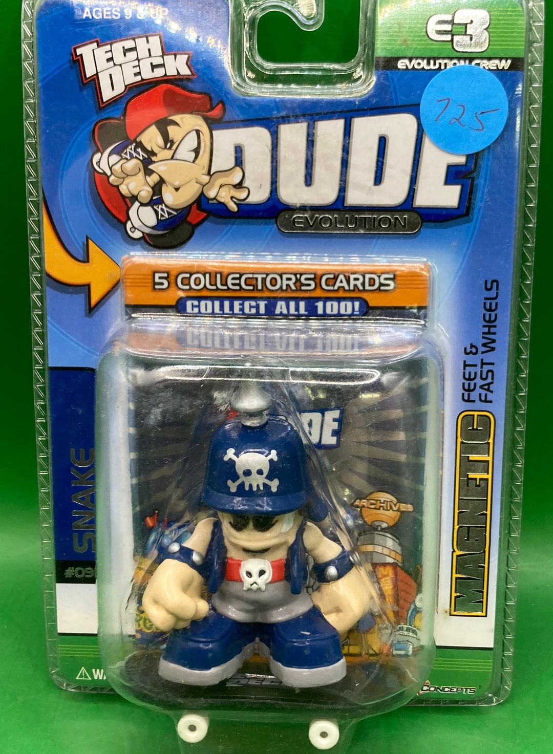 X-concepts Tech Deck Dude #091 "snake" Evolution "3" W/5 Collector ...