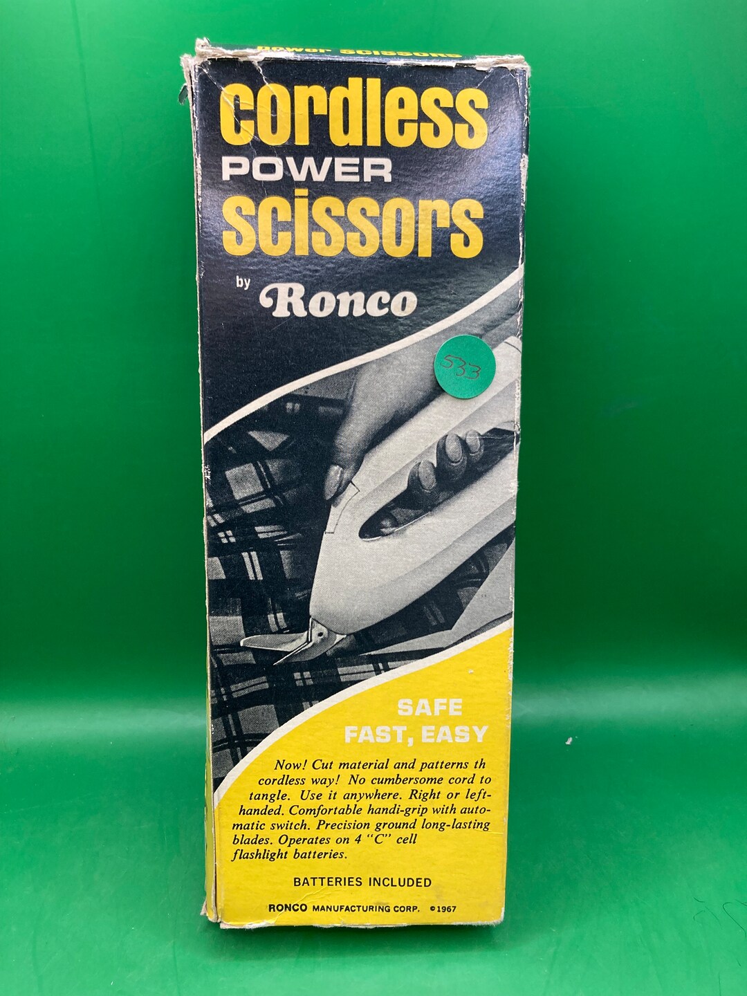 Ronco Cordless Power Scissors in Original Box - Etsy