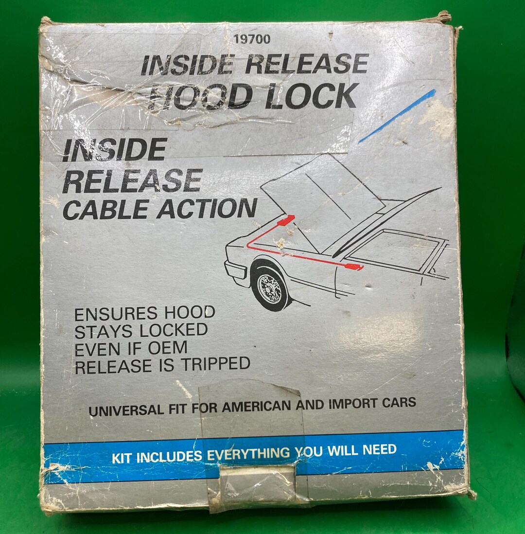 Vintage Inside Release Automobile Hood Lock Kit - Etsy