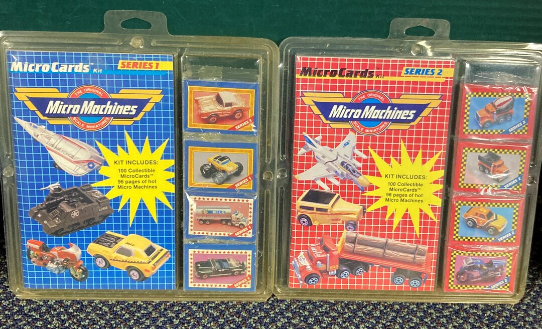 Micro Machines micro Cards Series 1 & 2 Kits - Etsy