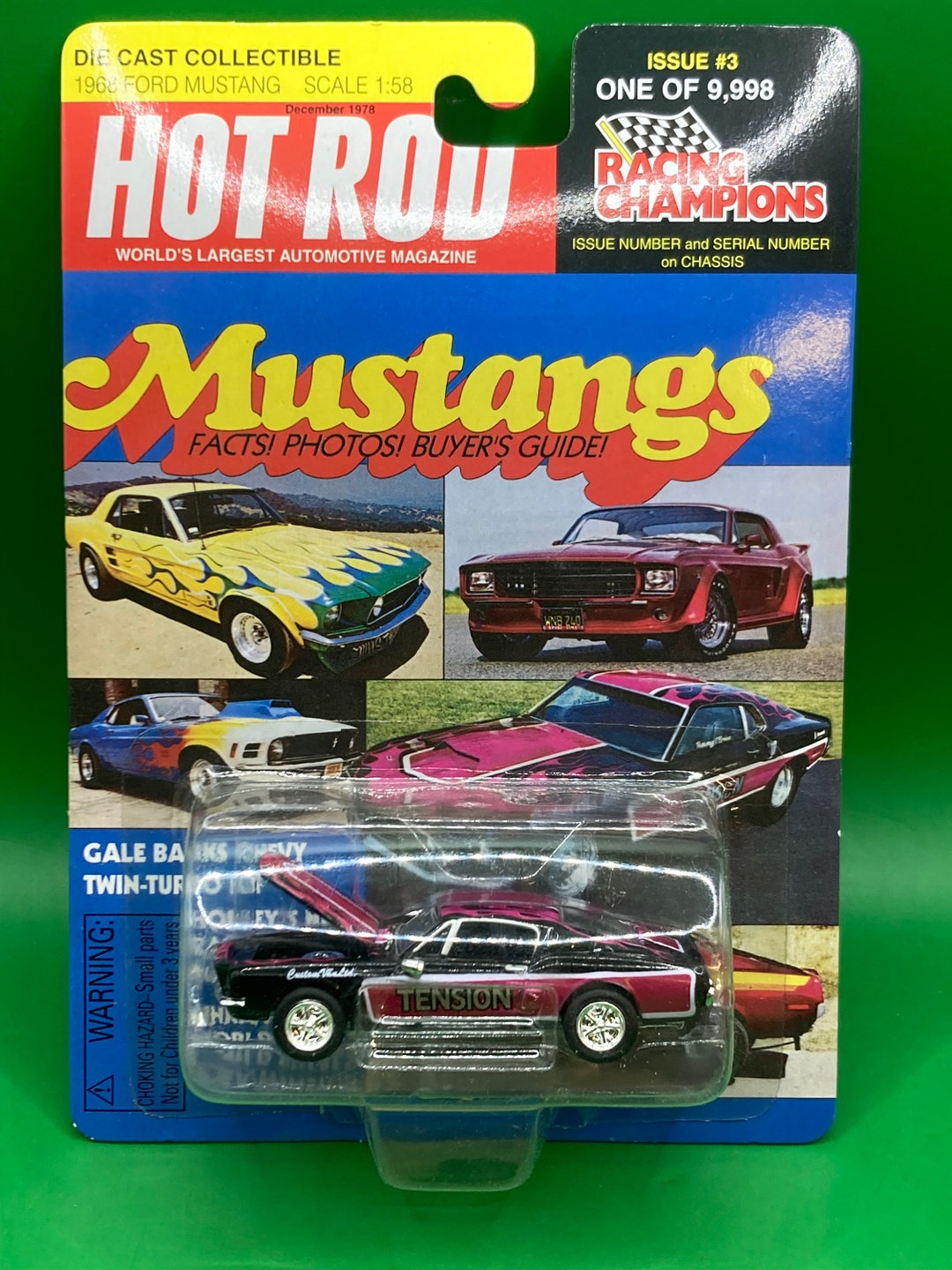 Racing Champions Issue 3 Hot Rod Magazine Mustangs - Etsy