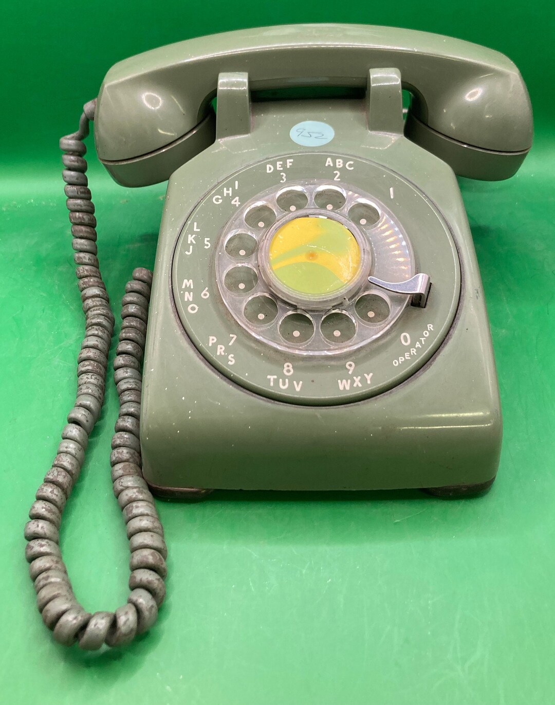 Old Bell Systems Avocado Green Dial Desk Phone - Etsy