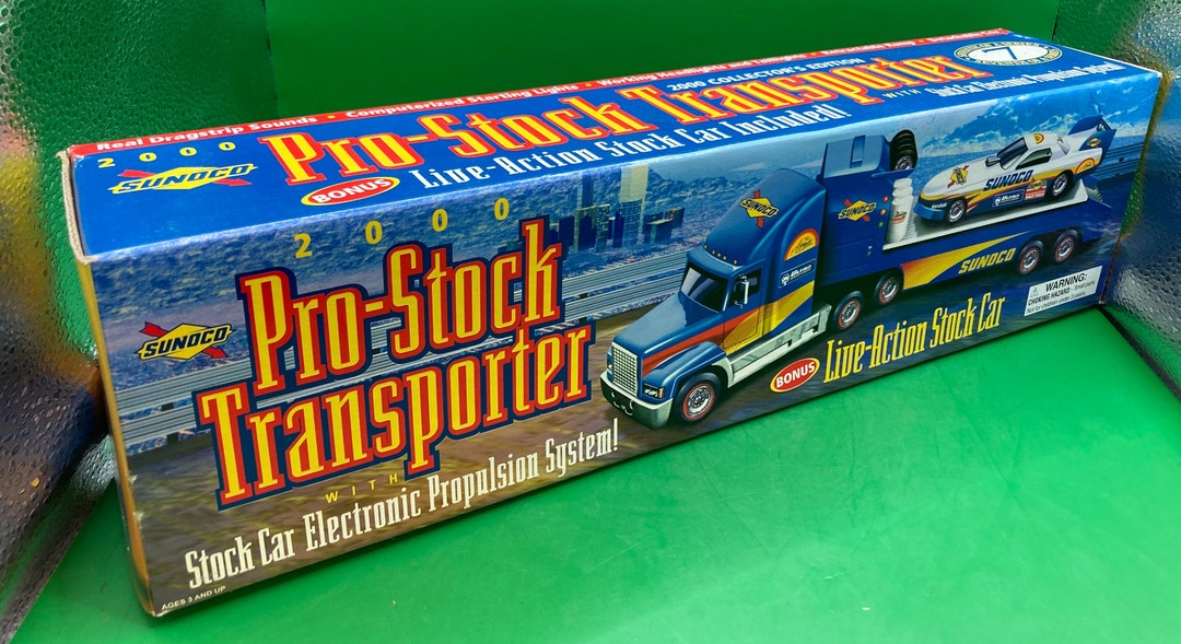 1 Sunoco "pro Stock" Transporter W/ Live Action Car - Etsy