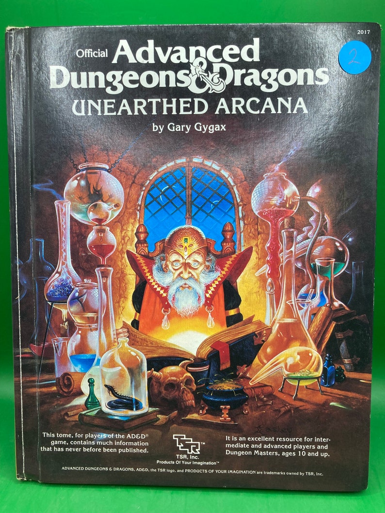 Dungeons & Dragons TSR Official Advanced unearthed Arcana Hard Cover Book - Etsy