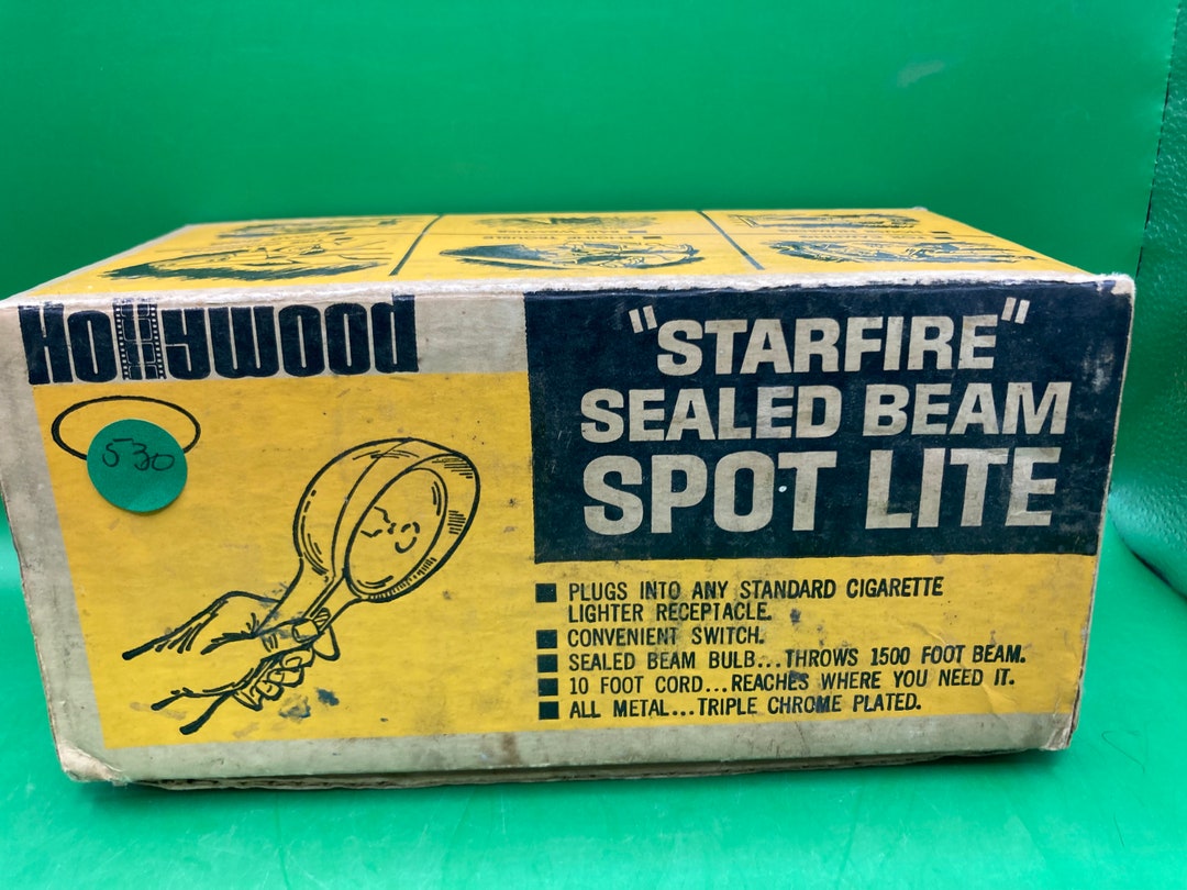 Hollywood "starfire" Sealed Beam Spotlight - Etsy