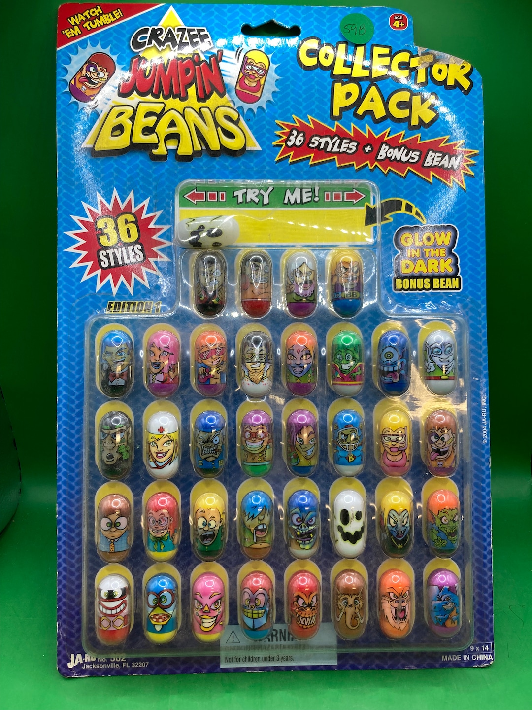 36 Pieces CRAZEE jumping Beans by Ja-ru 502 - Etsy