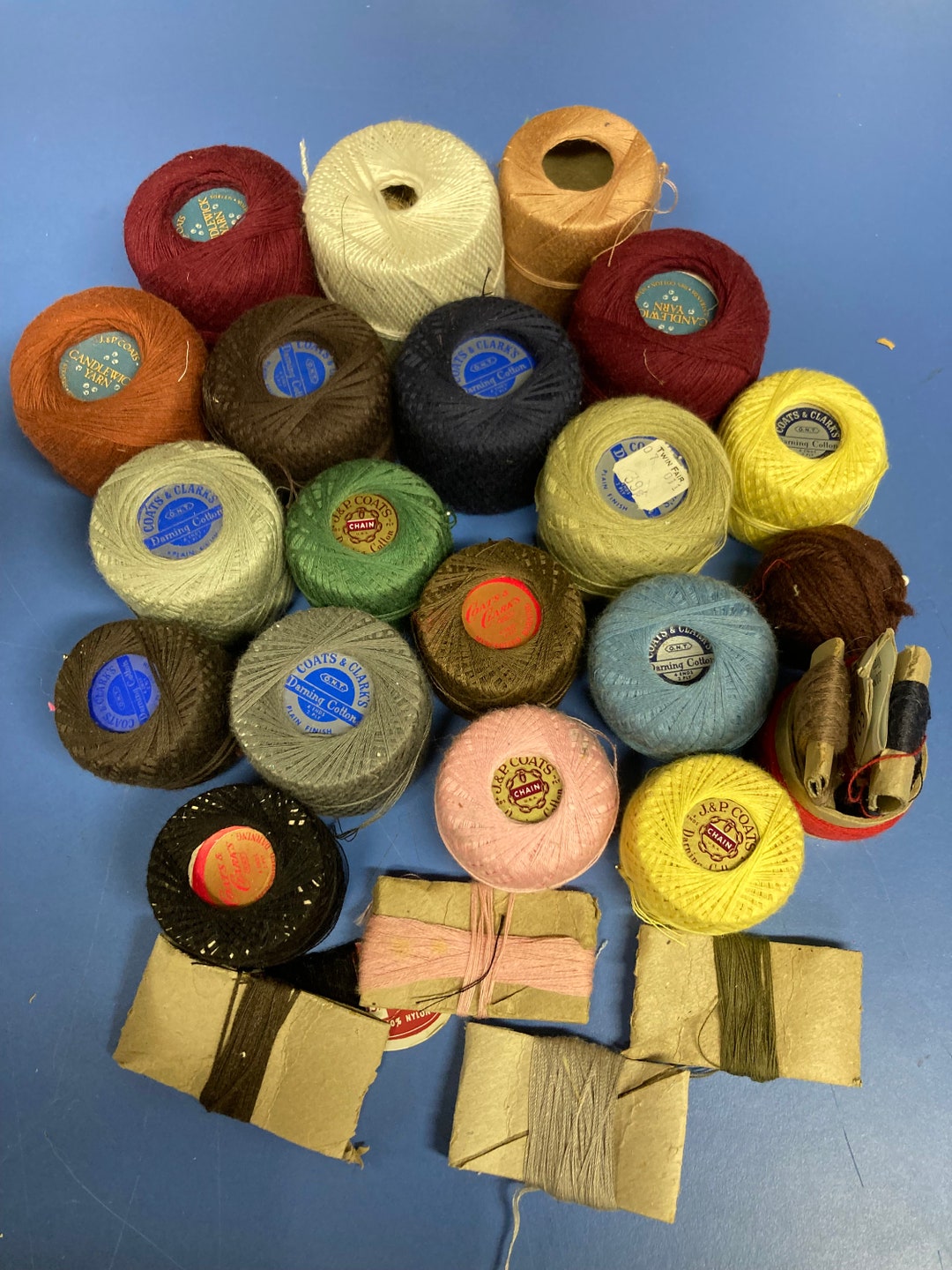 Coats & Clark Box of Assorted Different Color Threads - Etsy