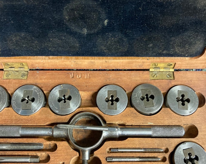 Vintage Wells Brothers "little Giant" Tap & Die Set - Etsy