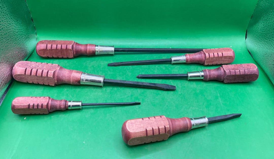 New Champion Quality Tools Wooden Handle Screw Drivers - Etsy