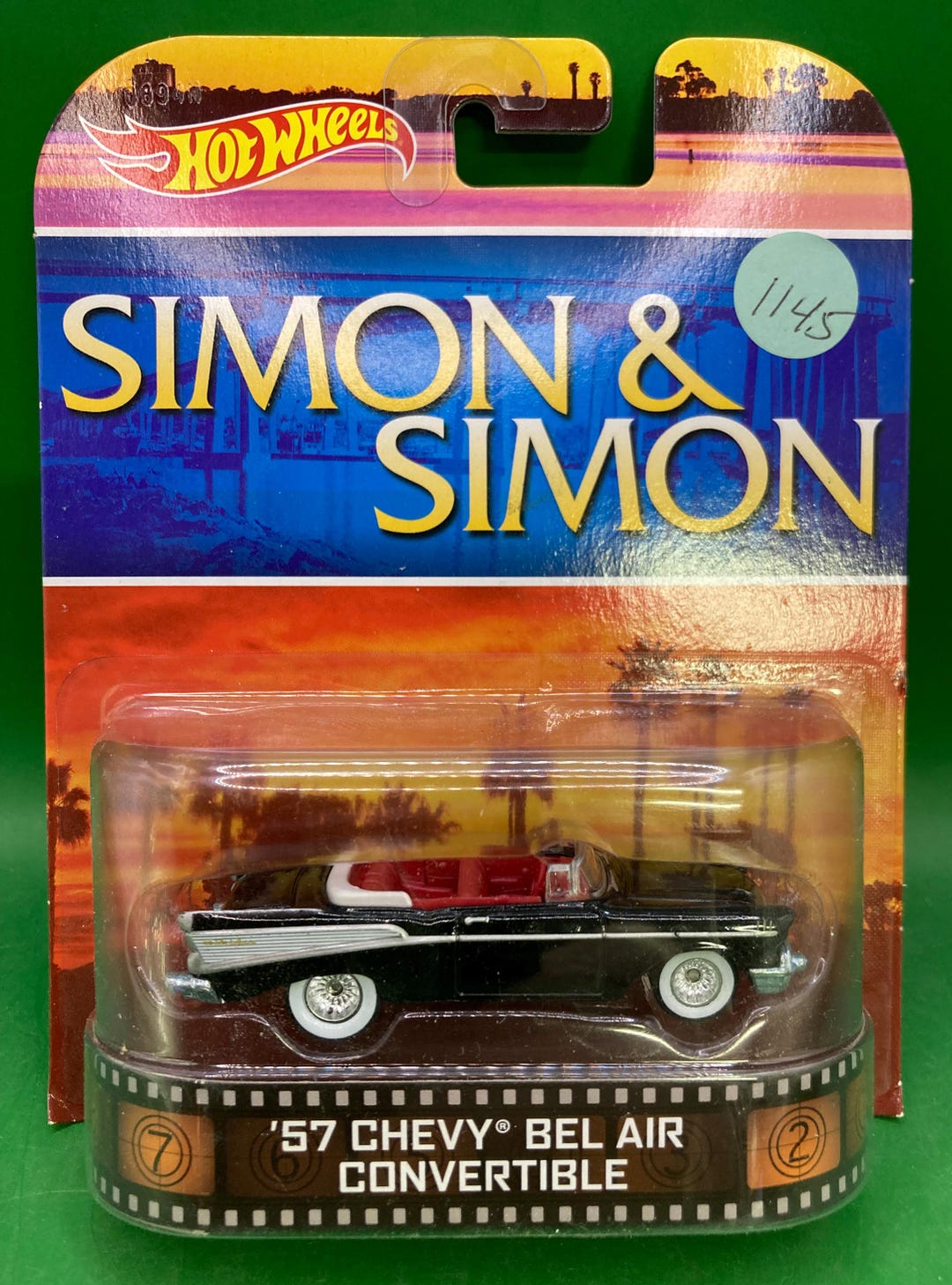 Hot Wheels "simon & Simon" 57 Chevy Bel-air Convertible - Etsy