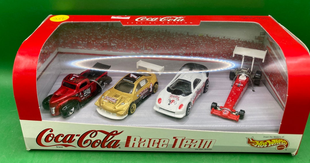 Hot Wheels Special Edition coca Cola Race Team Set in Sealed Package - Etsy