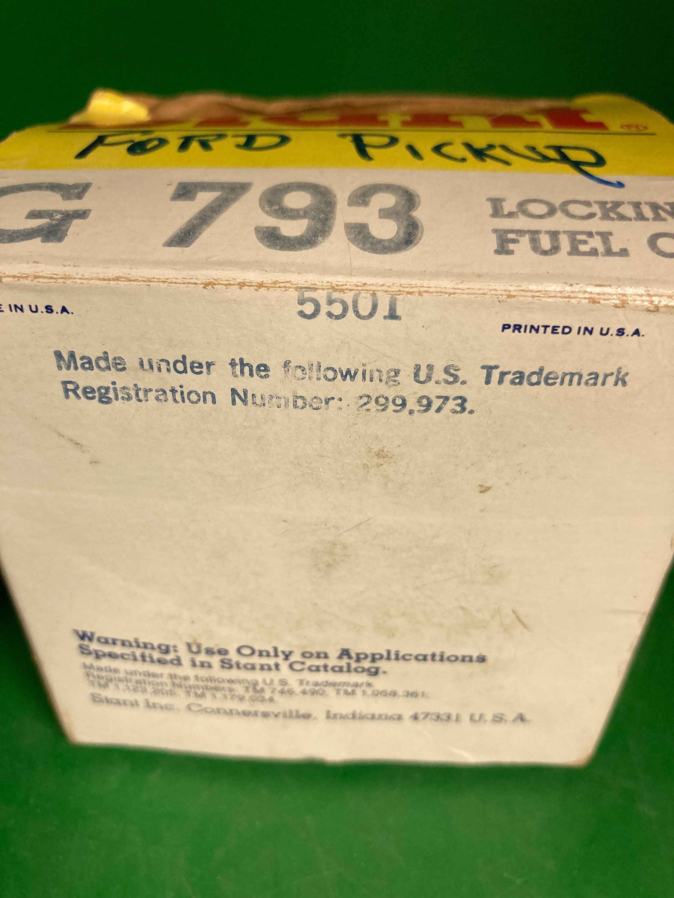 Vintage Stant Ford Pickup Truck locking Gas Cap - Etsy