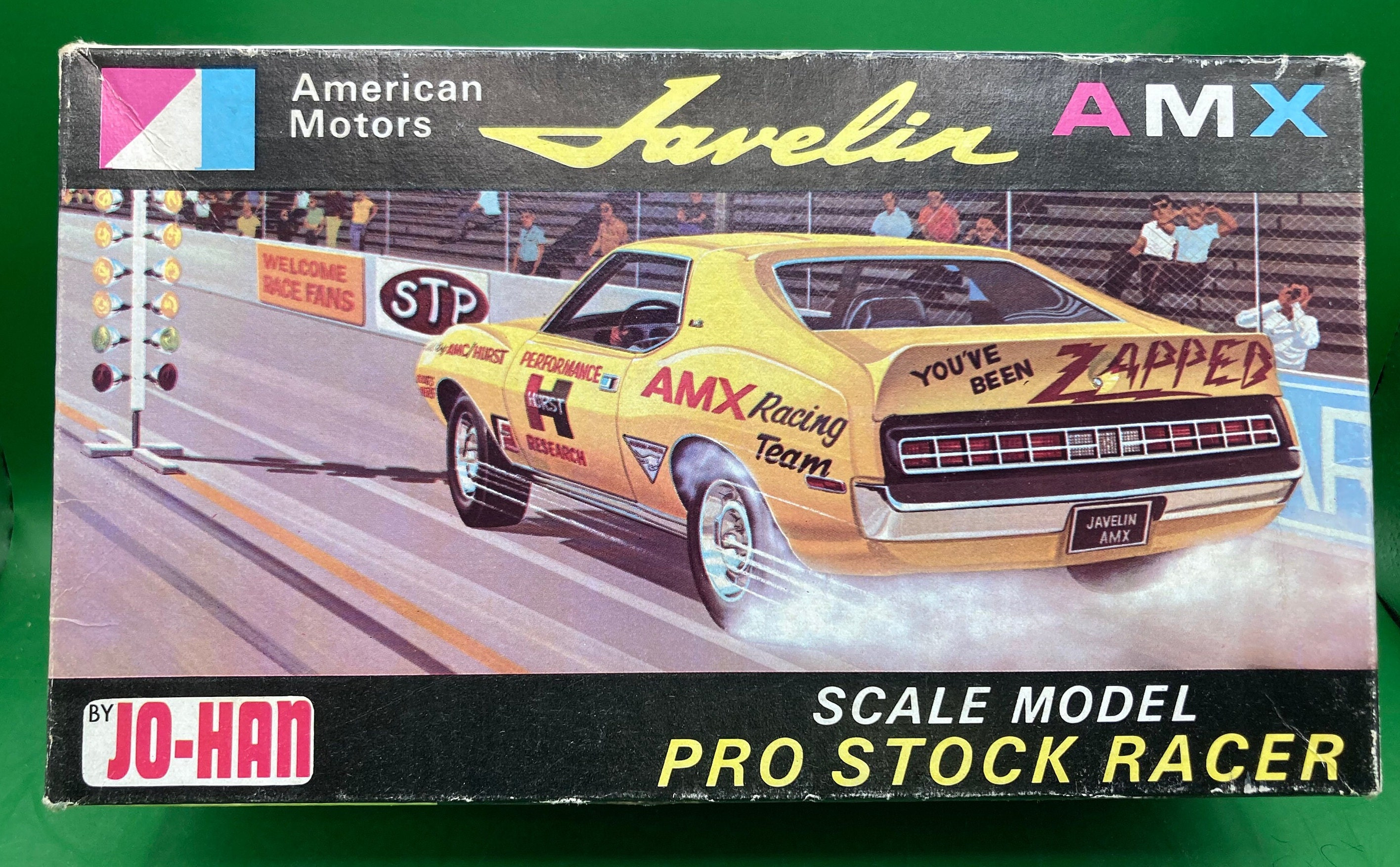 Vintage Jo-han Hgc-1600american Motors Javelin Amx Plastic Model Kit W ...