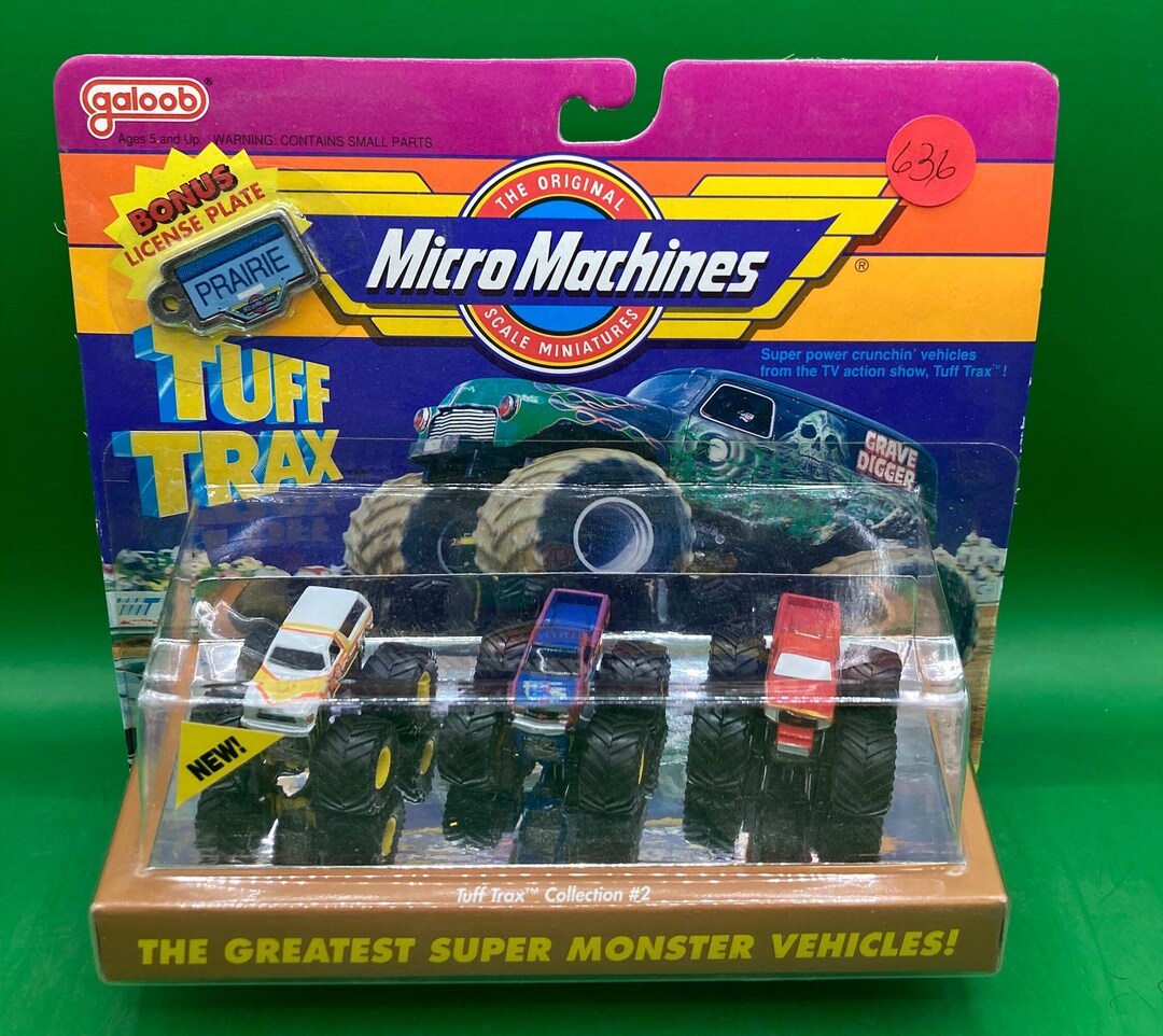 Micro Machines tuff Trax Collection 2 Greatest Super Monster Trucks - Etsy