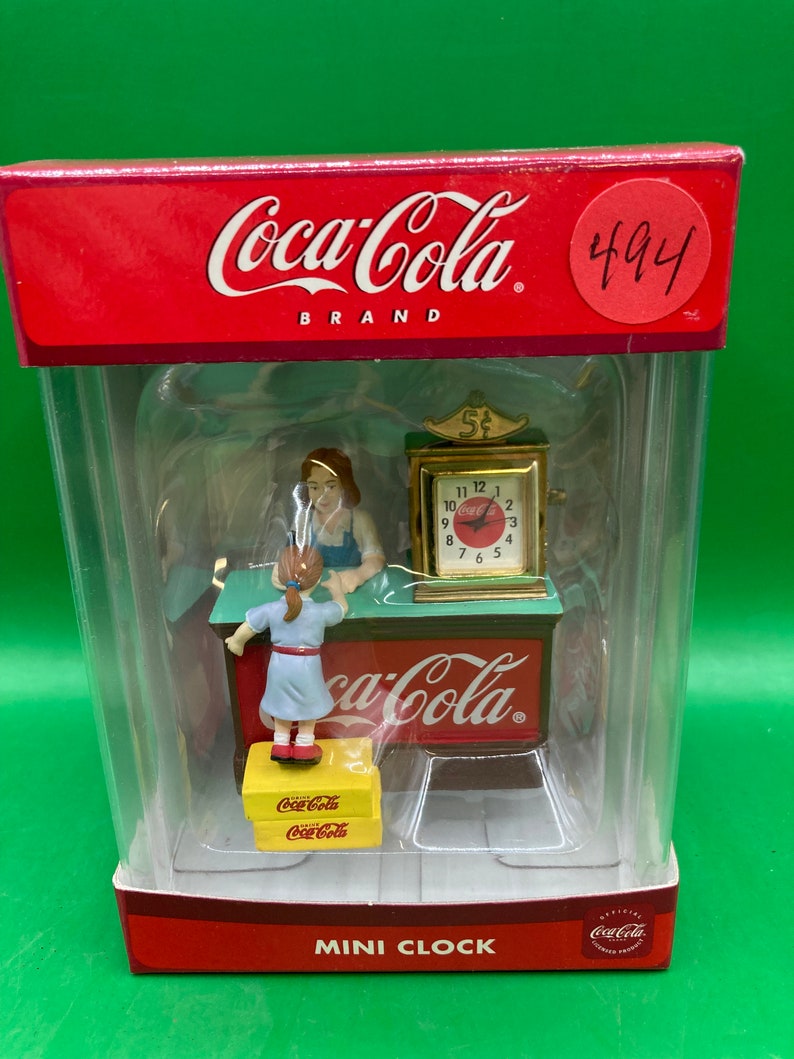 Coca-cola mini Clock - Etsy
