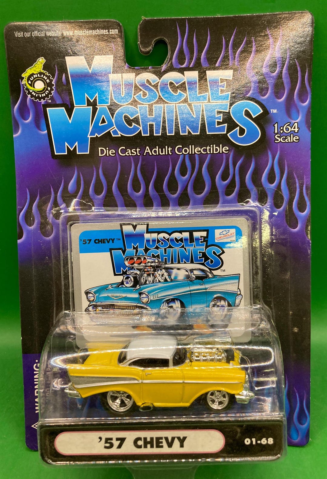 Muscle Machines 1/64th Scale Blown 57 Chevy - Etsy