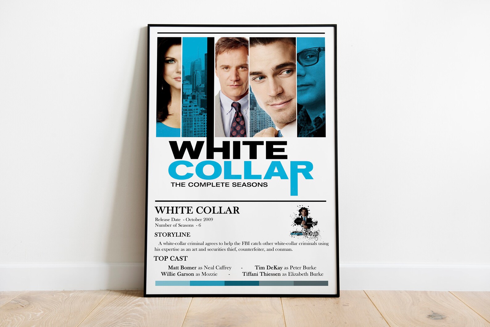 White Collar TV Show Poster / White Collar TV Poster Print / Wall Art ...