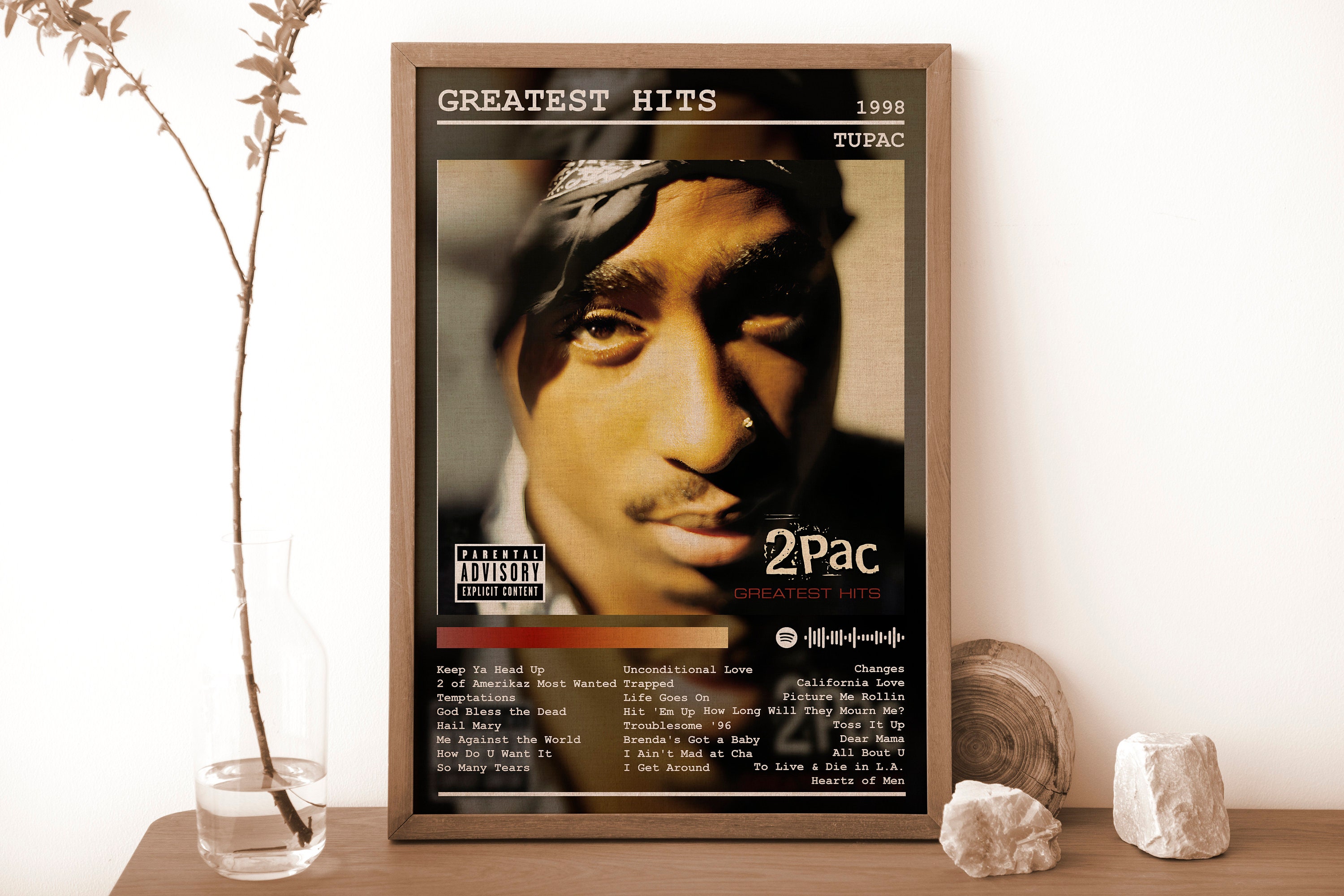 Tupac Greatest Hits Album Cover