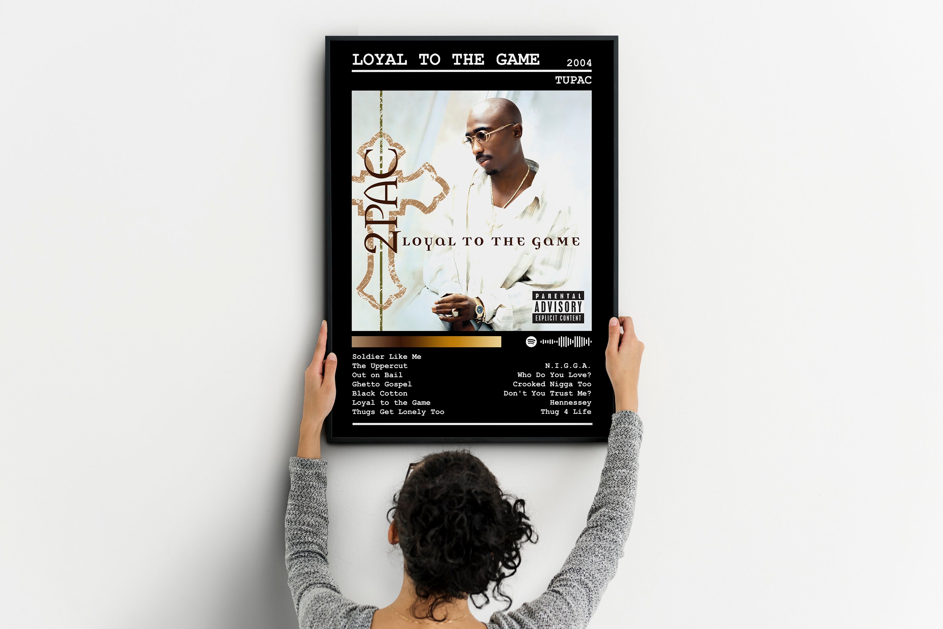 Tupac Poster Print | Loyal To The Game Poster | Music Poster | Album ...