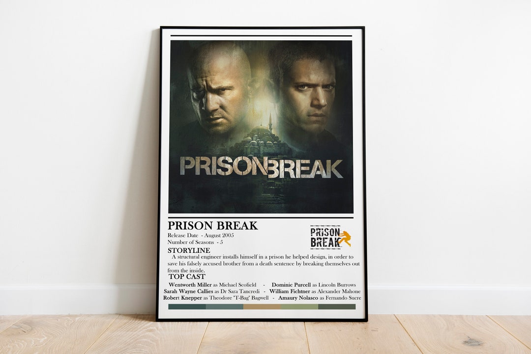 Prison Break TV Show Poster / Prison Break TV Serie Poster - Etsy