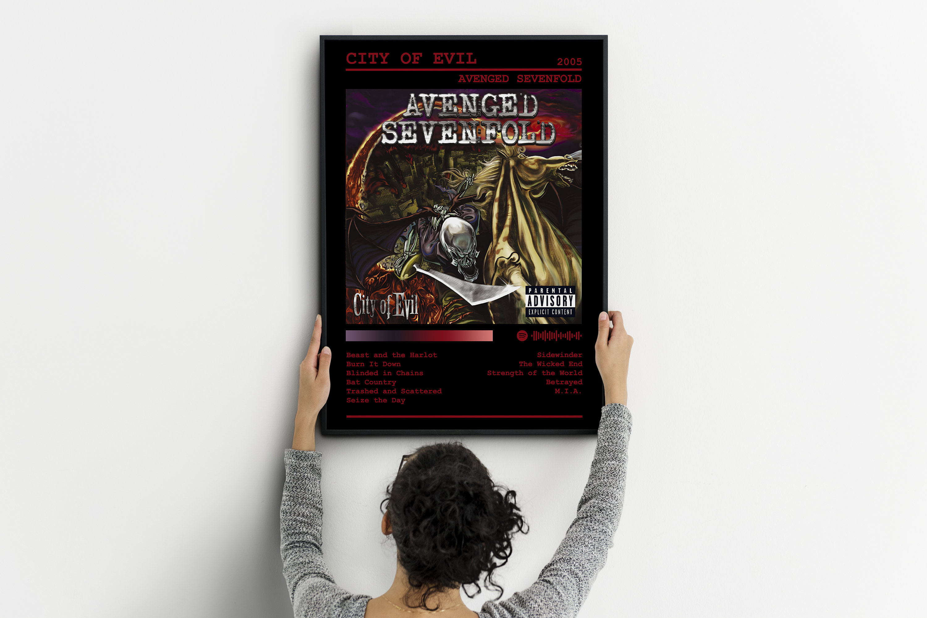 Avenged Sevenfold Poster Print | City Of Evil Poster | Music Poster ...