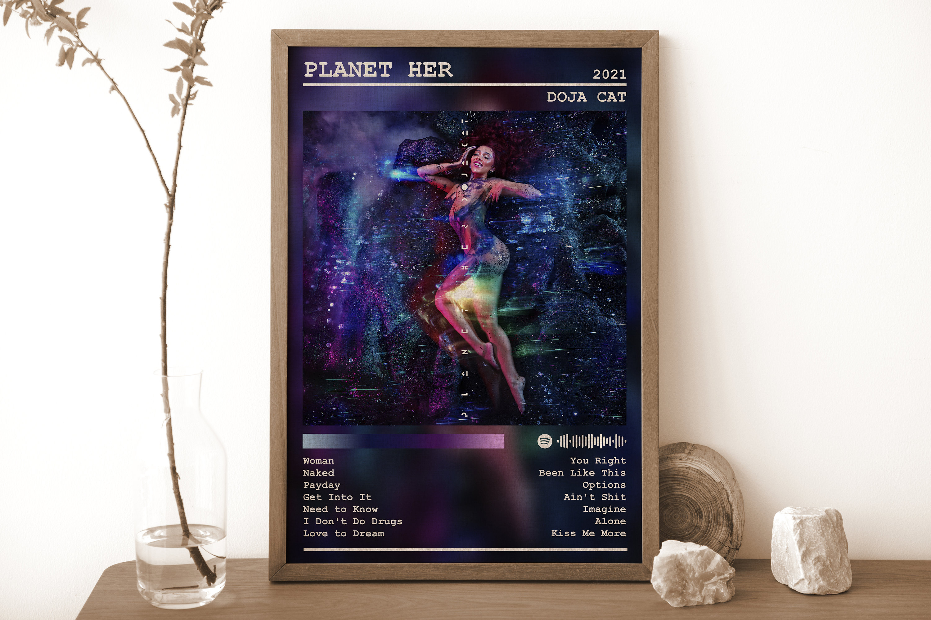 Doja Cat Poster Print | Planet Her Poster | Music Poster | Album Cover Poster sold by DaviJames ...