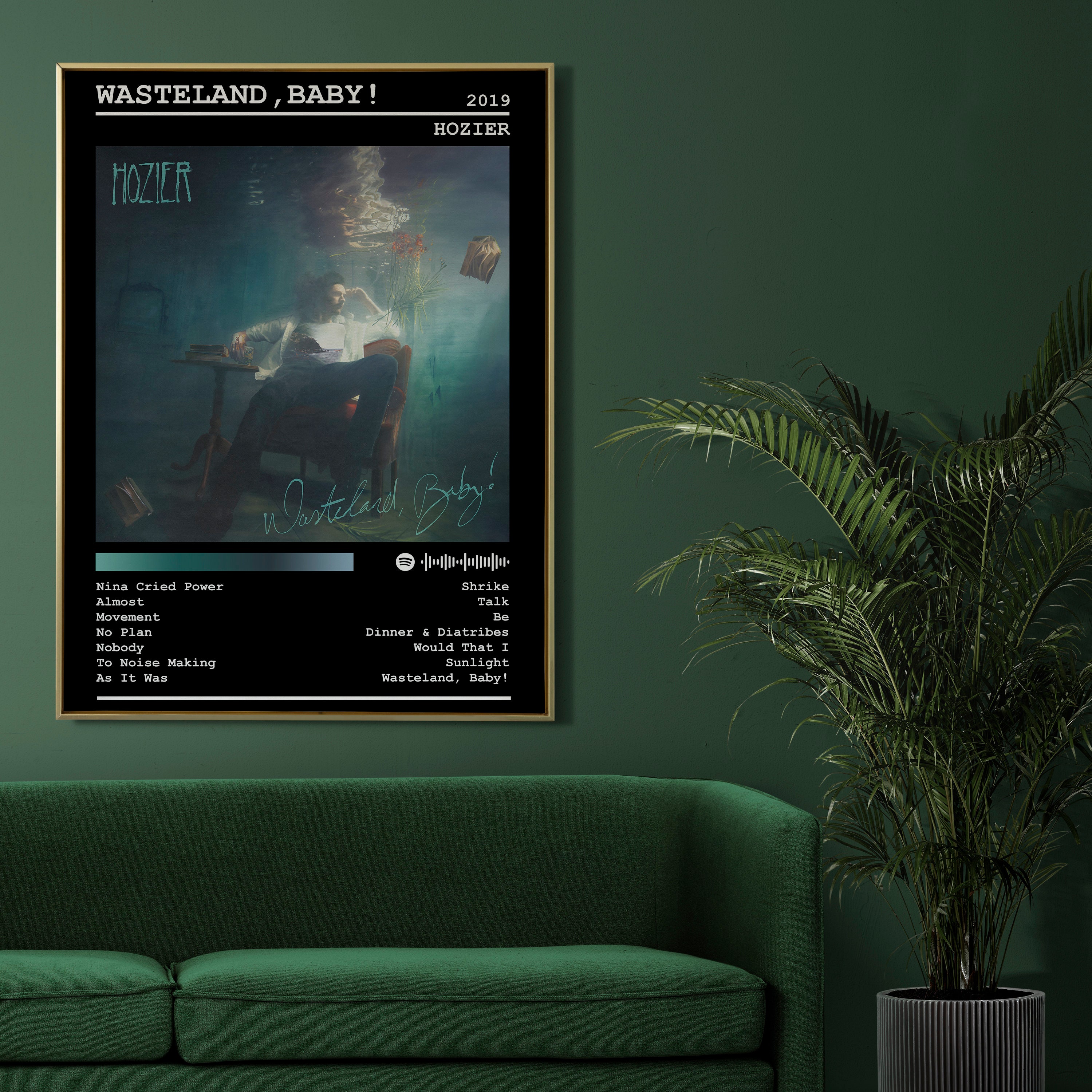 Hozier Poster Print | Wasteland Baby ! Poster | Music Poster | Album ...