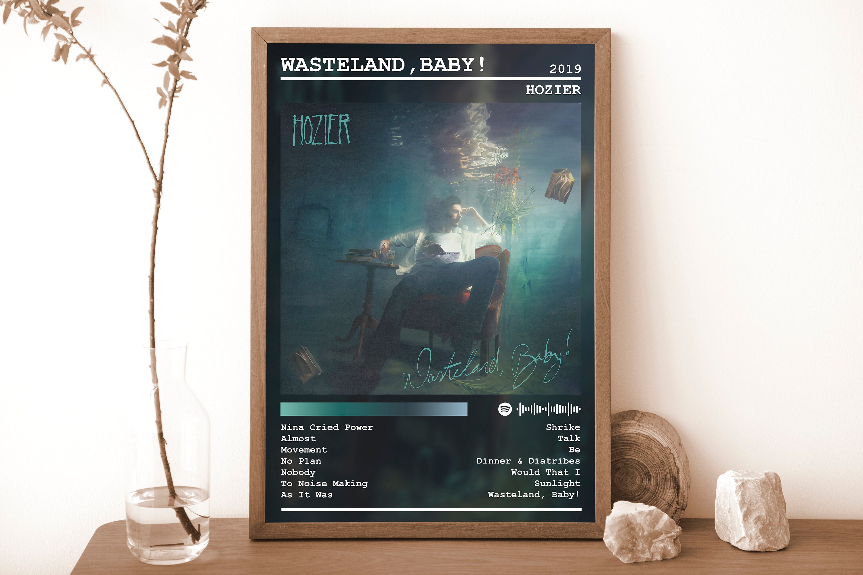 Hozier Poster Print | Wasteland Baby ! Poster | Music Poster | Album ...