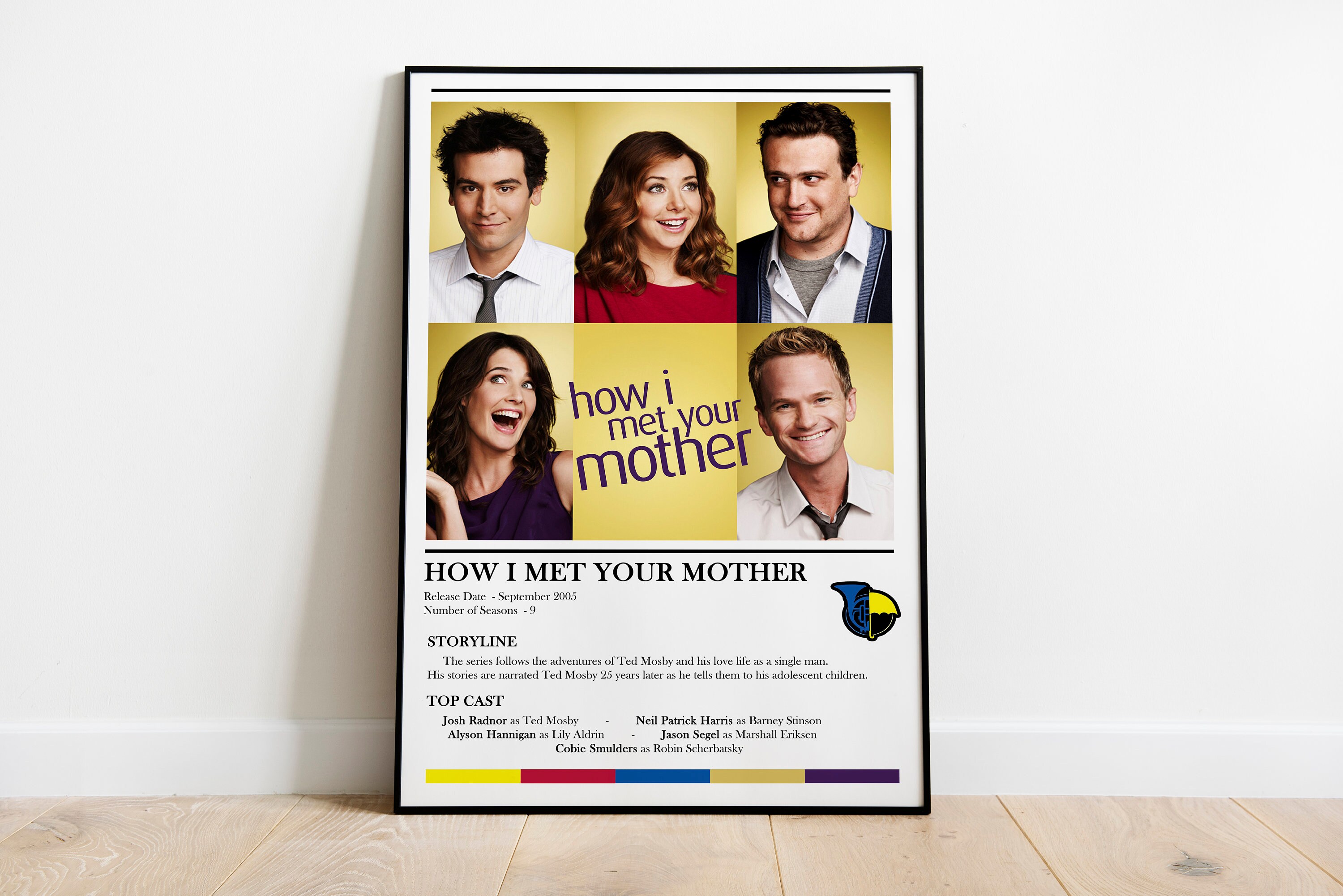 How I Met Your Mother TV Show Poster / HIMYM Tv Poster Print / Wall Art ...