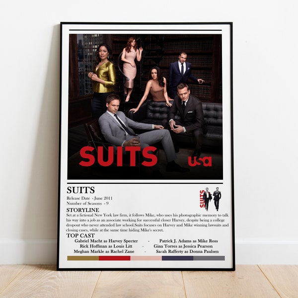 Suits Tv Show - Etsy Australia