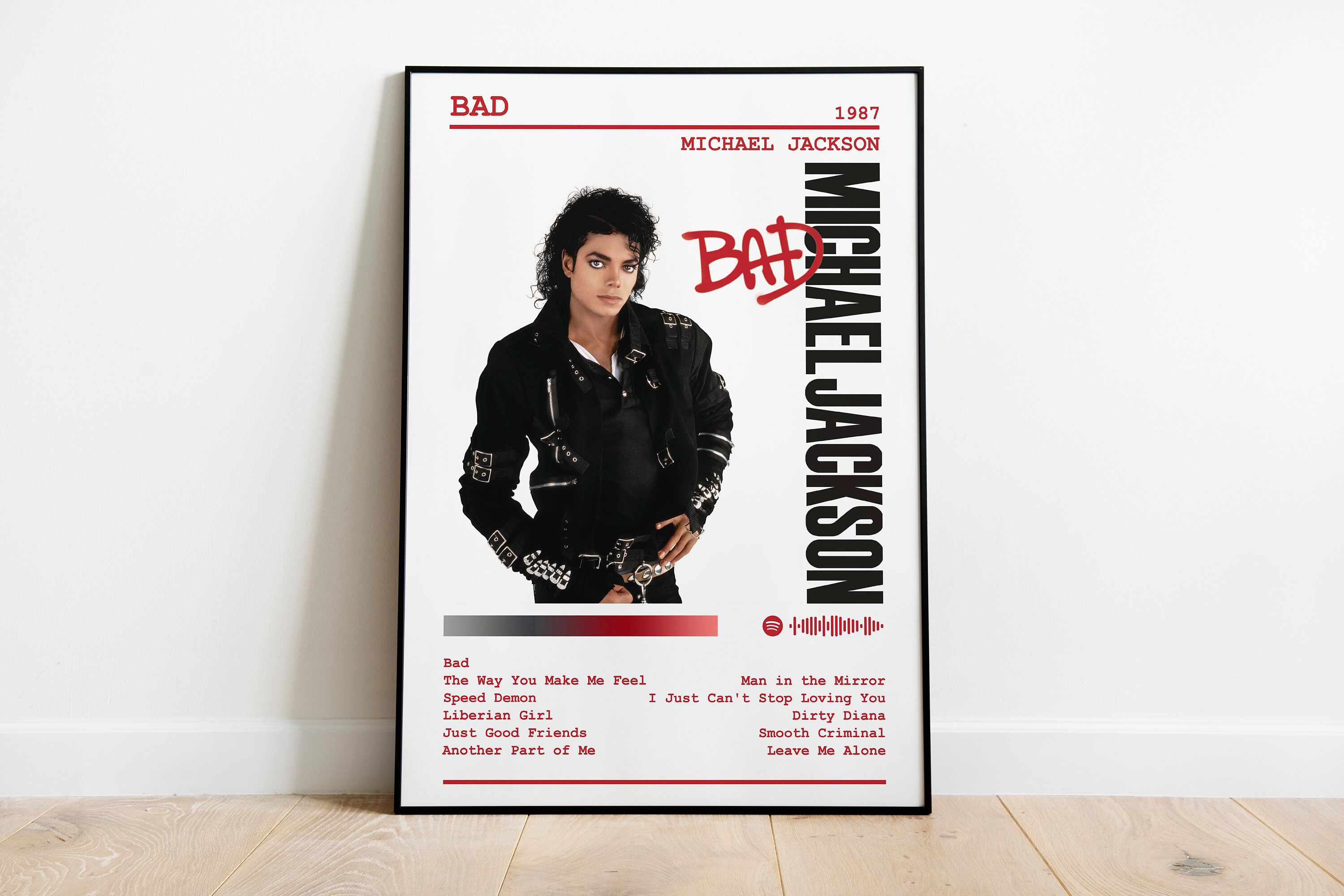 Michael Jackson Man In The Mirror Album Cover