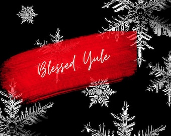 Merry Witchmas & Blessed Yule SVG Cut File for Cricut and Silhouette ...