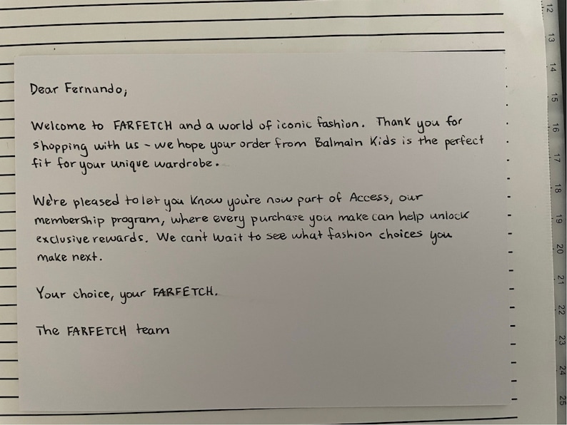 Handwriting Service for Custom Handwritten Cards, Notes, Letters, Etc ...