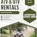 ATV / UTV Rental Flyer Customizable Digital Download Business Flyer ...