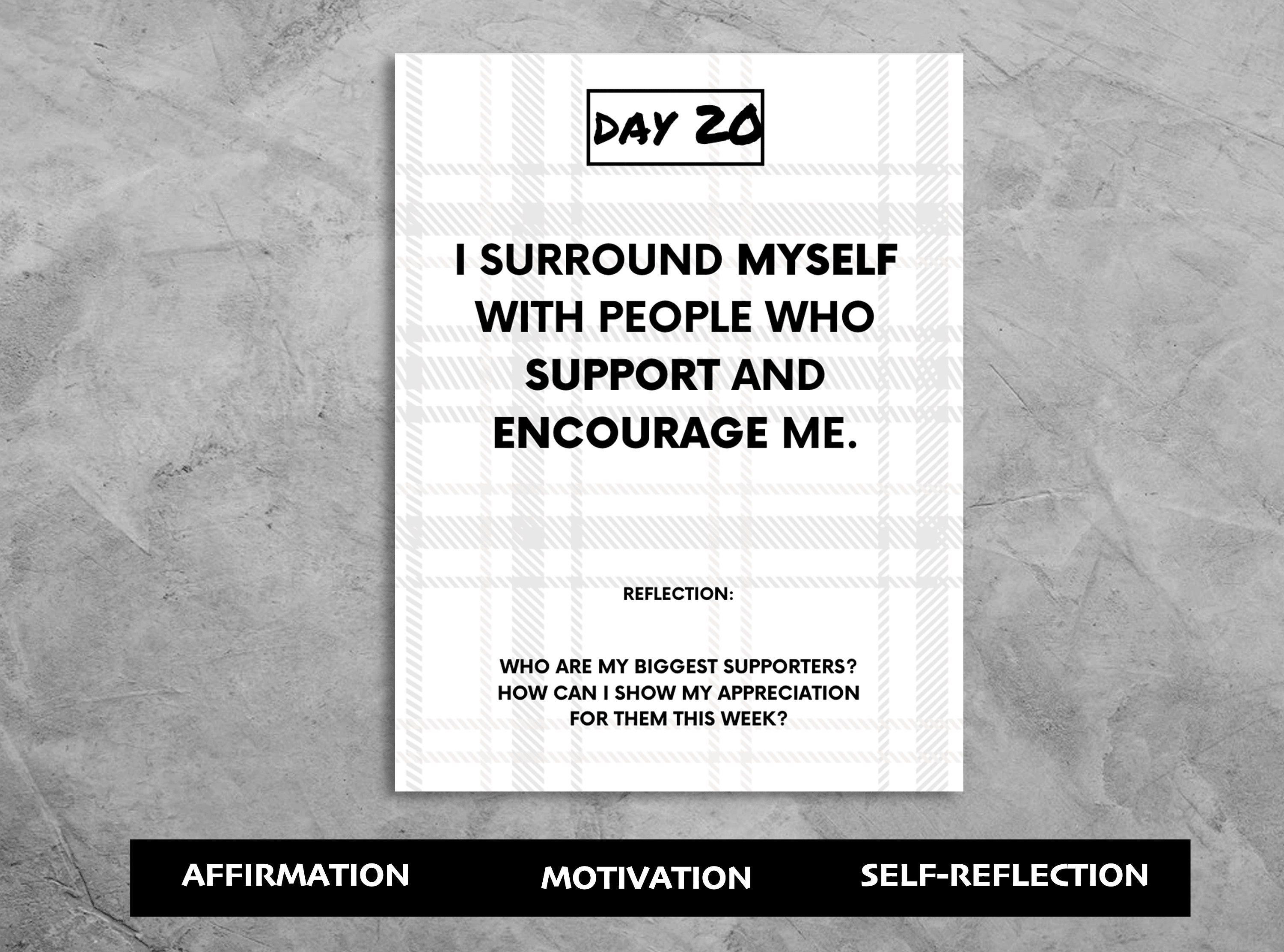50 Daily Affirmations for Men: Motivational Cards (digital Download) - Etsy
