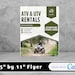 ATV / UTV Rental Flyer Customizable Digital Download Business Flyer ...