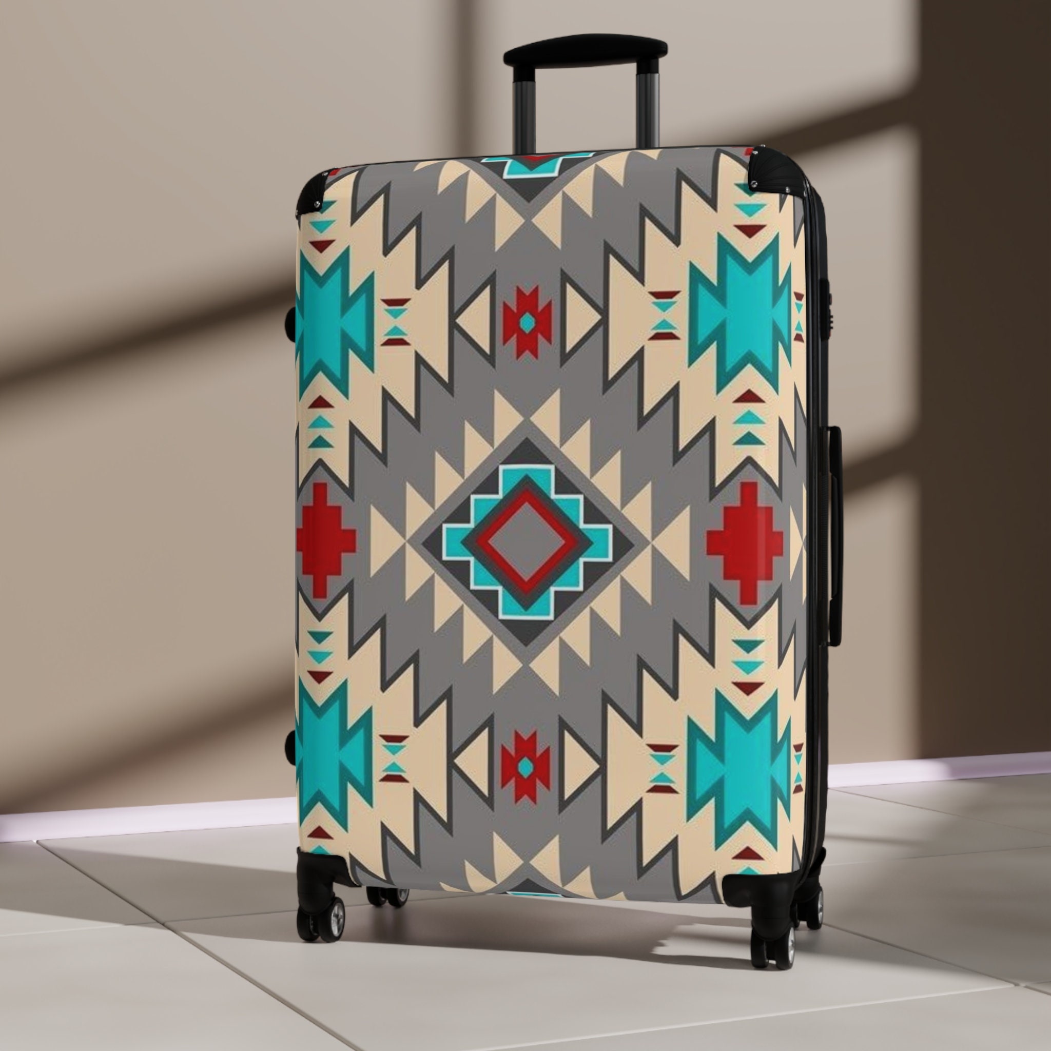 Southwestern, Western, Navajo, Native American, Aztec Suitcase/luggage ...