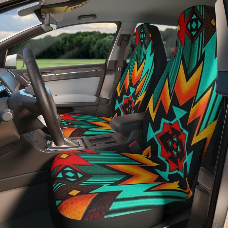 Western Vehicle Seat Covers/navajo Design Seat Covers/aztec Seat Slips ...