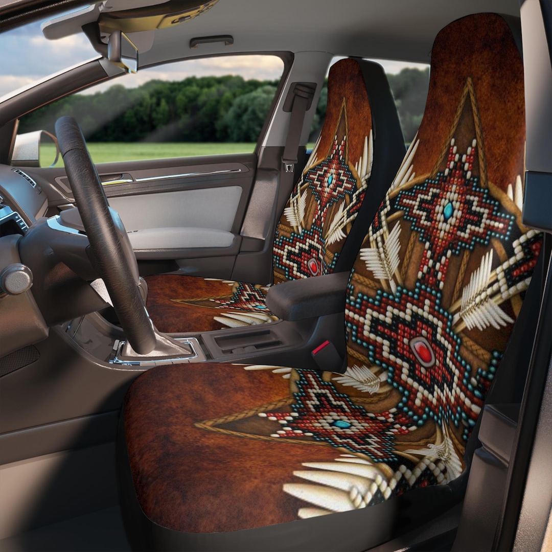 Native American Bucket Seat Covers Navajo Auto Parts Aztec Car ...