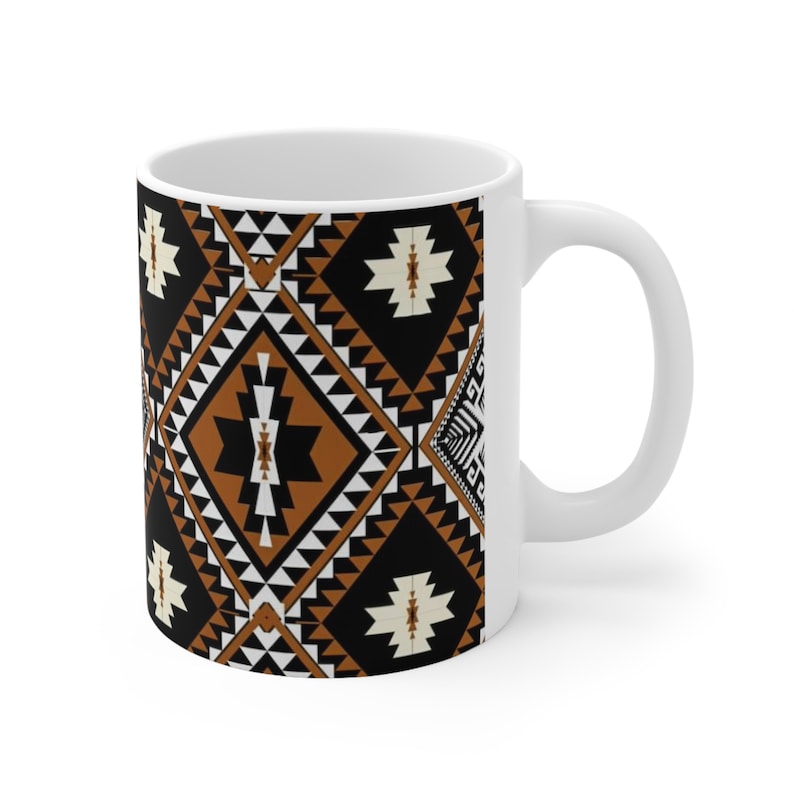 Southwestern Aztec Tribal Navajo Native American Western Coffee Mug ...