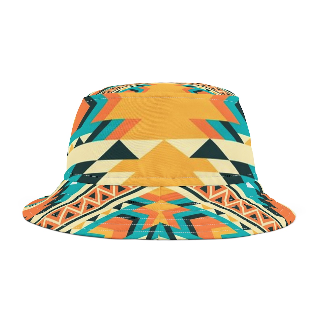 Southwestern Aztec Tribal Western Navajo Aztec Bucket Hat - Etsy