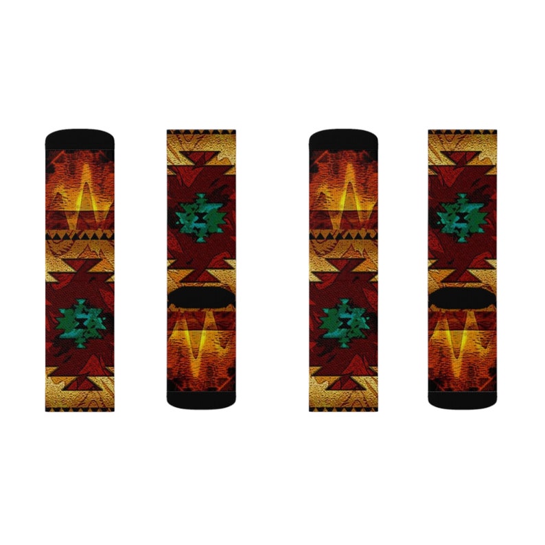 Southwestern Tribal Navajo Aztec Native American Western Socks/footwear ...