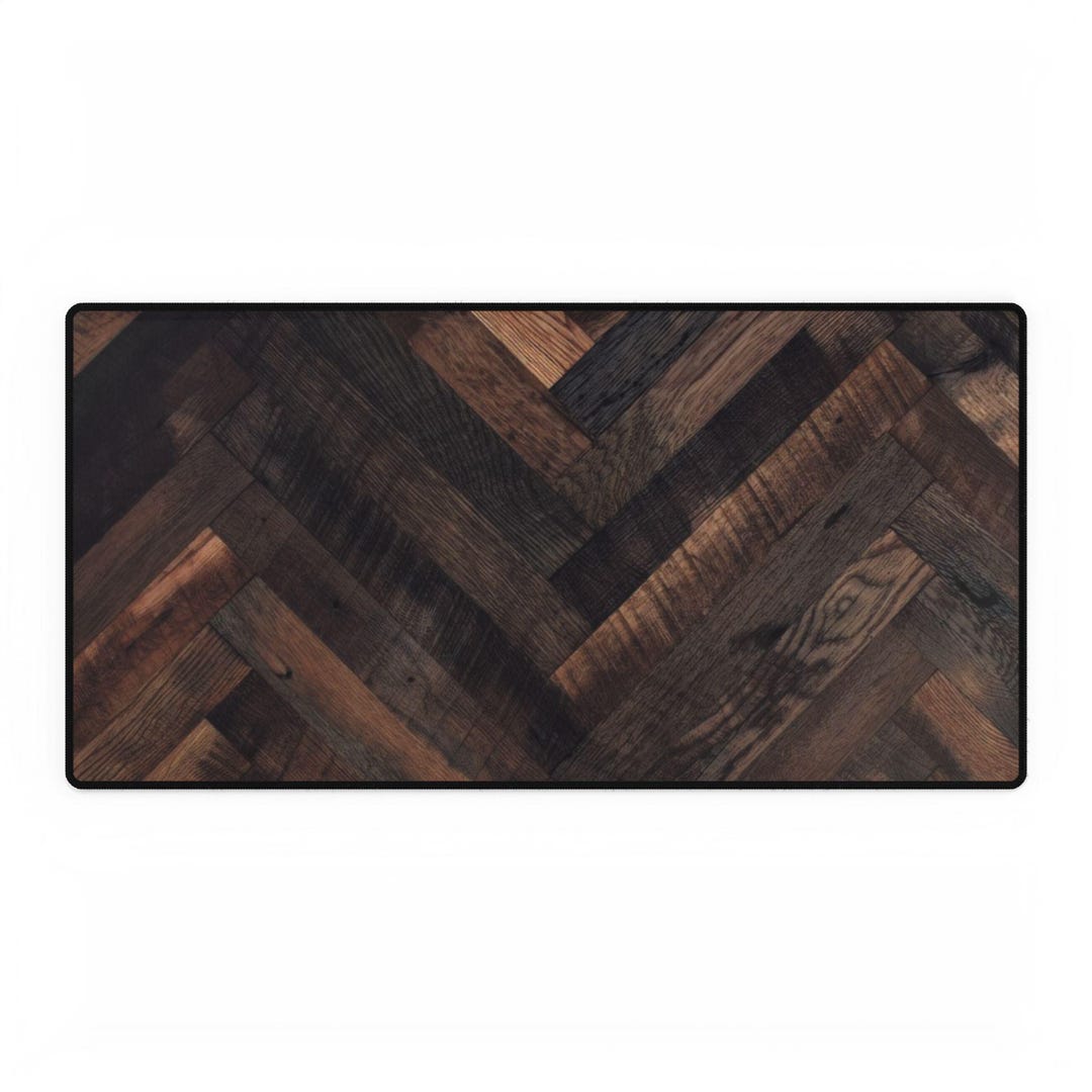 Rustic Wood Design Computer Desk Mats Farmhouse Office School Supplies ...
